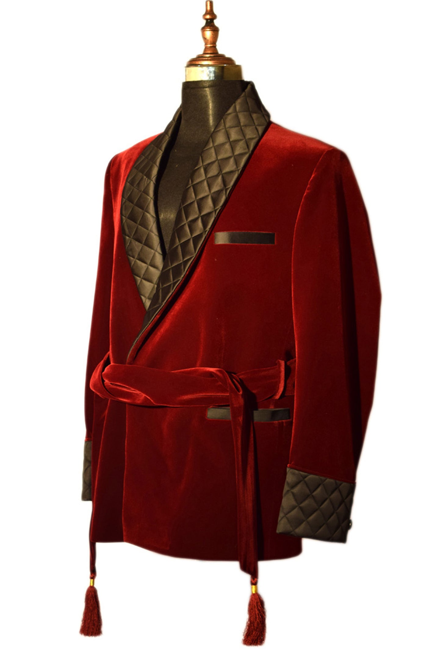 Men Maroon Smoking Jackets Dinner Party Wear Coats – TrendsfashionIN